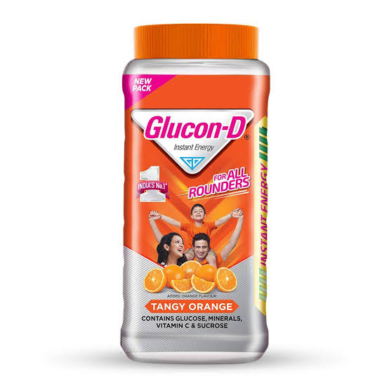 Glucon-D Orange-Flavour-400g Jar – Trickle Group